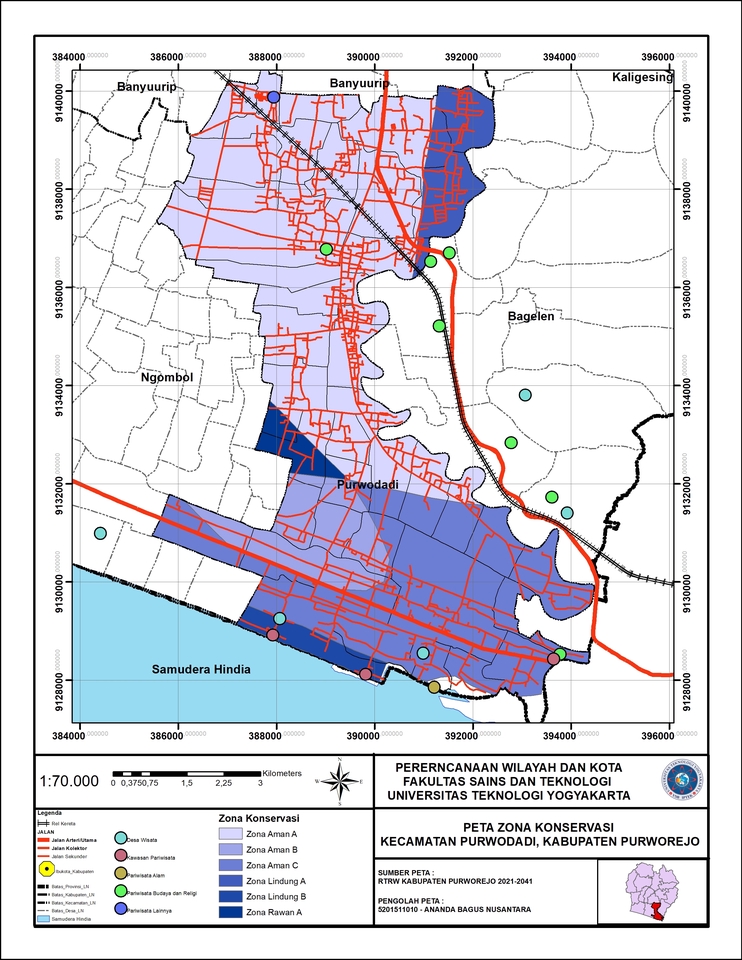 Jasa gambar Peta dasar RBI