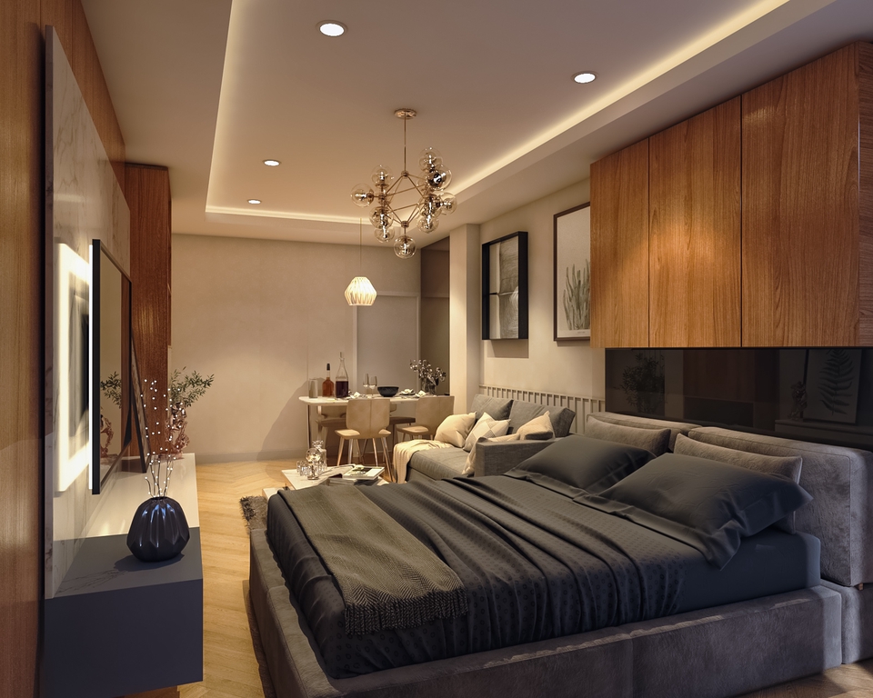 รับทำภาพ 3D Interior Perspective (งานภายใน)