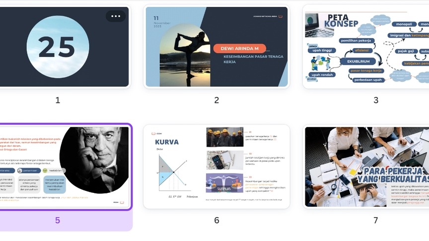 Desain PPT simple dan menarik untuk berbagai jenis presentation