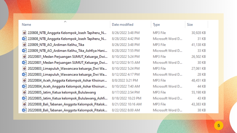 Transkripsi Audio ke Text (Verbatim)