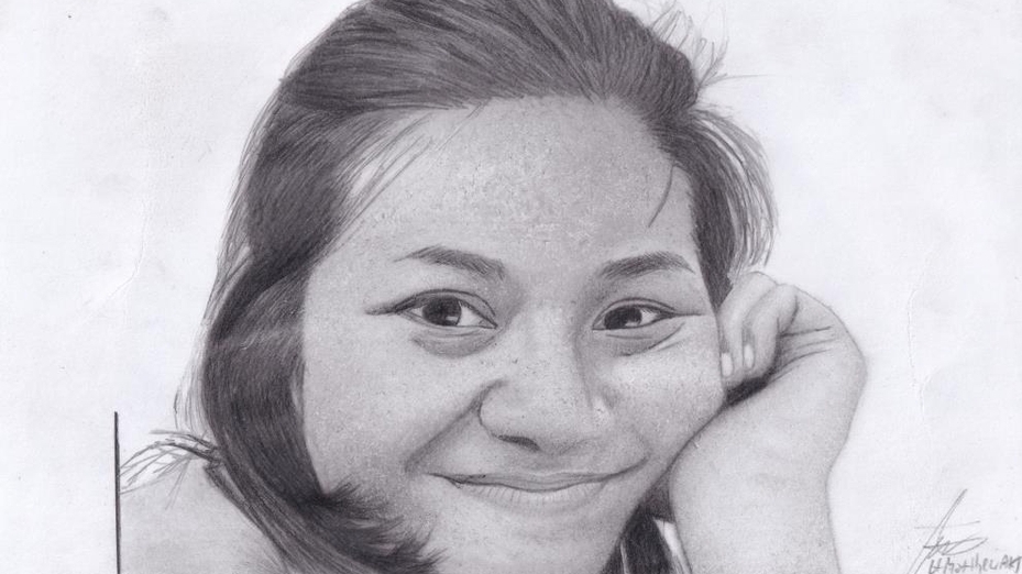 Jasa Lukisan Wajah Realistis Monochrome