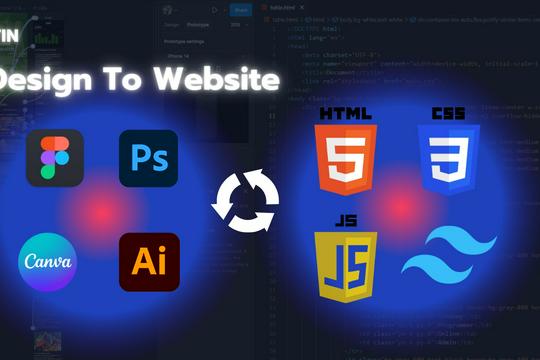 Convert design to Website
