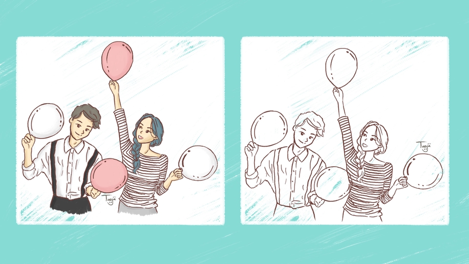 Cute & Simple Illustration from Your Photo