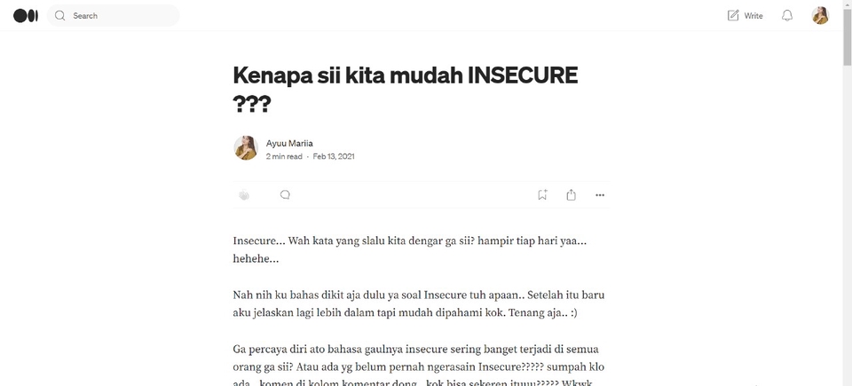 Menjual jasa menulis blog tema apapun.
