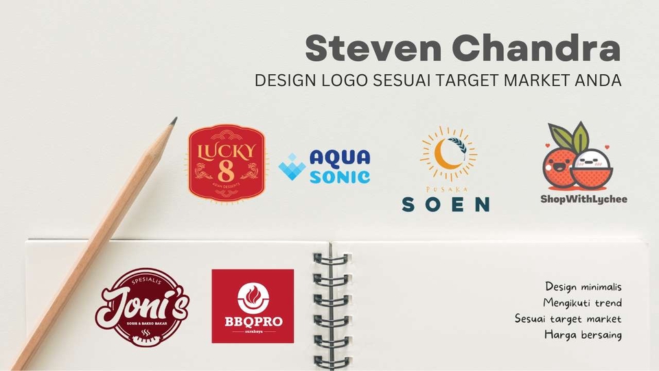 DESIGN LOGO, CEPAT, TEPAT DENGAN TARGET MARKET