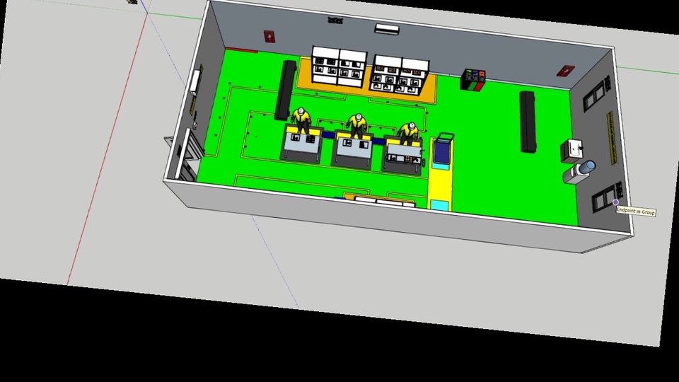 Layout rumah dan produk menggunakan sketchup dan solidwork
