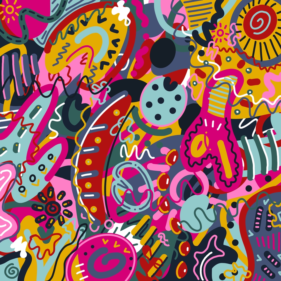 motif abstrak bergelombang untuk aneka tujuan