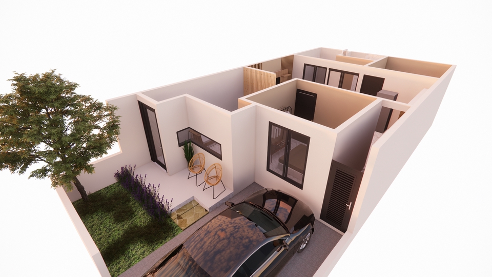 3D DENAH VISUAL