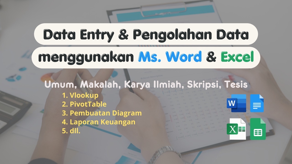 ENTRI DATA & PENGOLAHAN DATA MICROSOFT EXCEL & MICROSOFT EXCEL