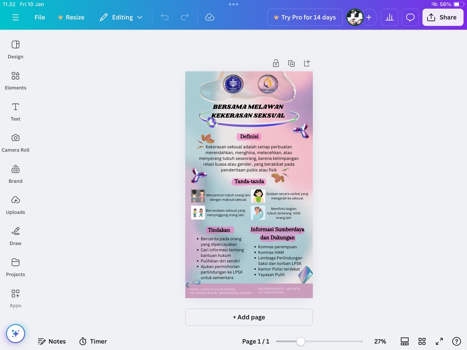 Design Poster Tugas SMP/SMA/Kuliah