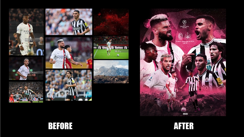 Digital Imaging & Football Poster Design