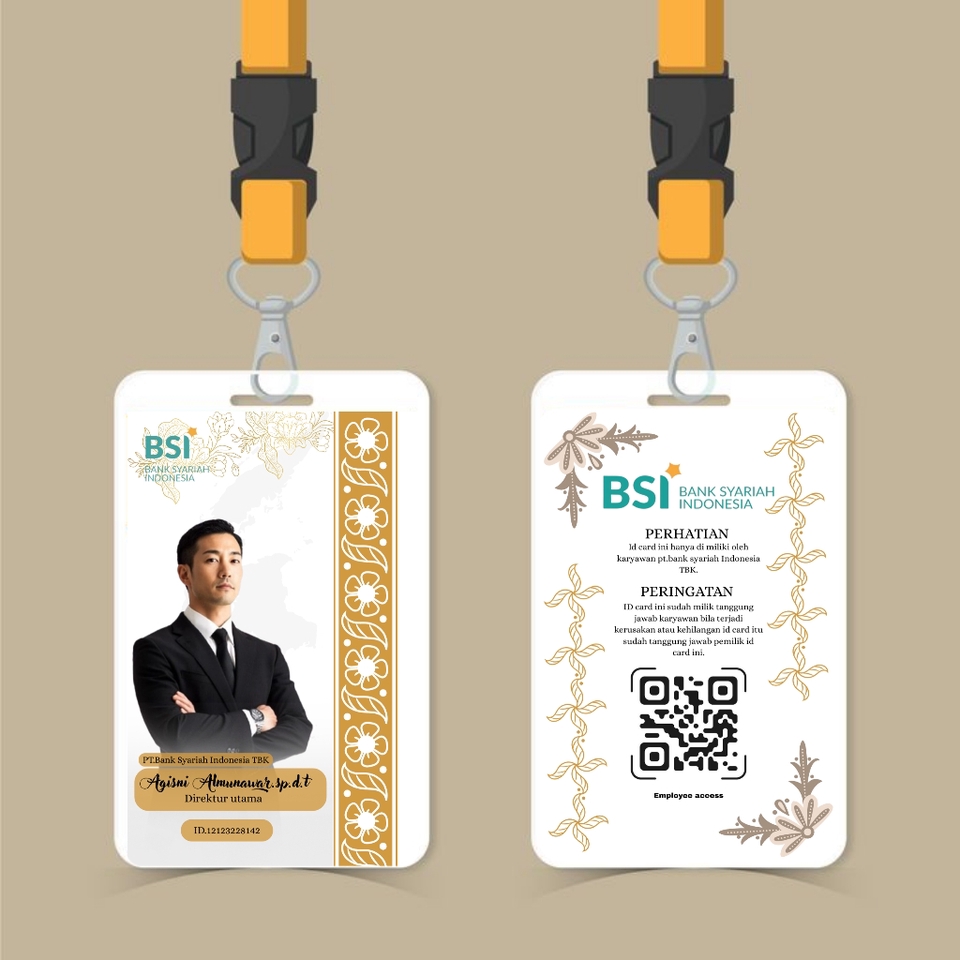 Desain ID Card Digital – Profesional & Siap Cetak