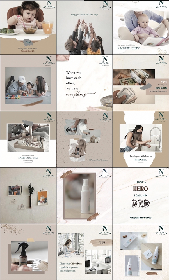 DESAIN BANNER, IG FEEDS & STORY SESUAI TEMA YANG DI INGINKAN