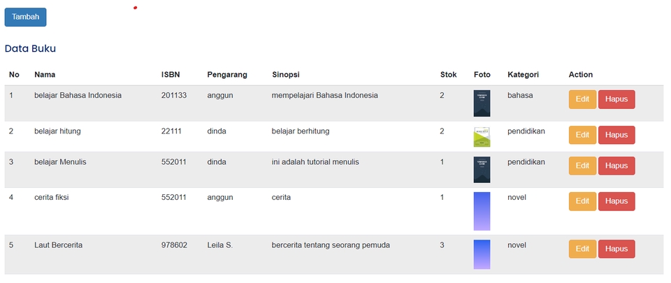 Jasa Pembuatan CRUD Laravel