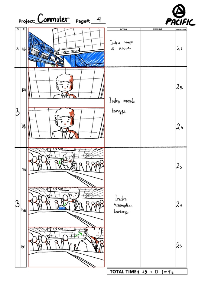 Storyboard Untuk Video, Film, atau Iklan