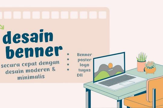[Termurah] Jasa desain benner, poster, dll. secara moderen dan minimalis