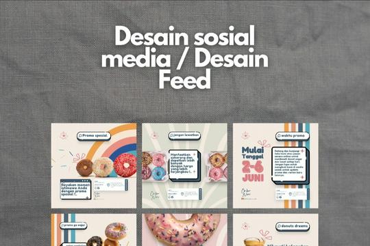 Sosial media design / Desain Feed