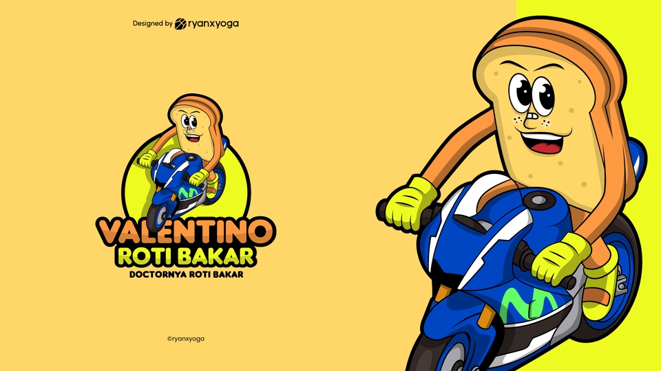 Desain Logo Karakter Ilustrasi - Bebas Revisi Sampai Jadi