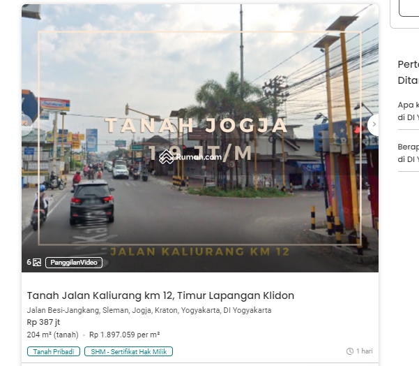 Admin Posting Iklan Property di OLX, Lamudi, Rumah123, dll