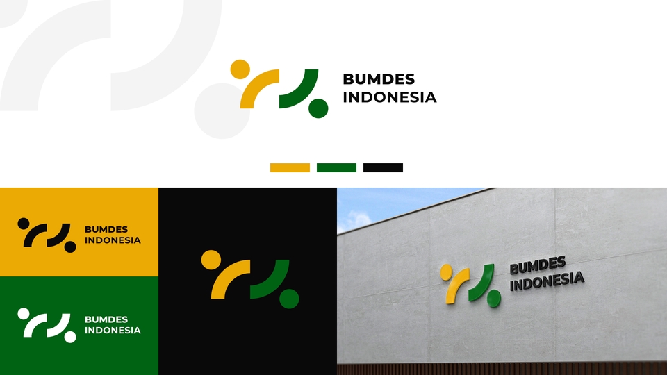 Desain Logo Perusahaan Professional Modern (FREE BRAND GUIDELINE)