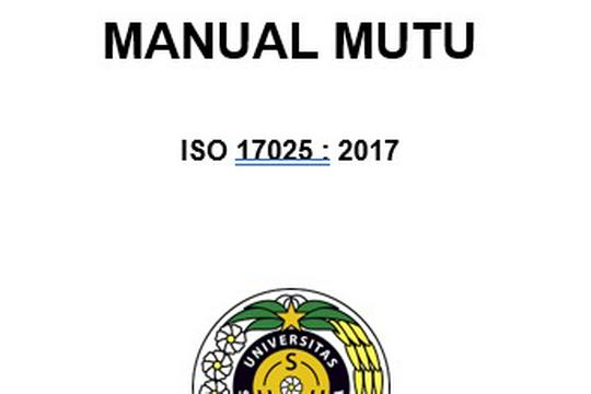 Dokumen Sistem Mutu/ISO dan Sertifikasi Halal