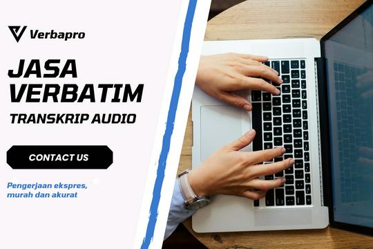 Jasa transkrip verbatim