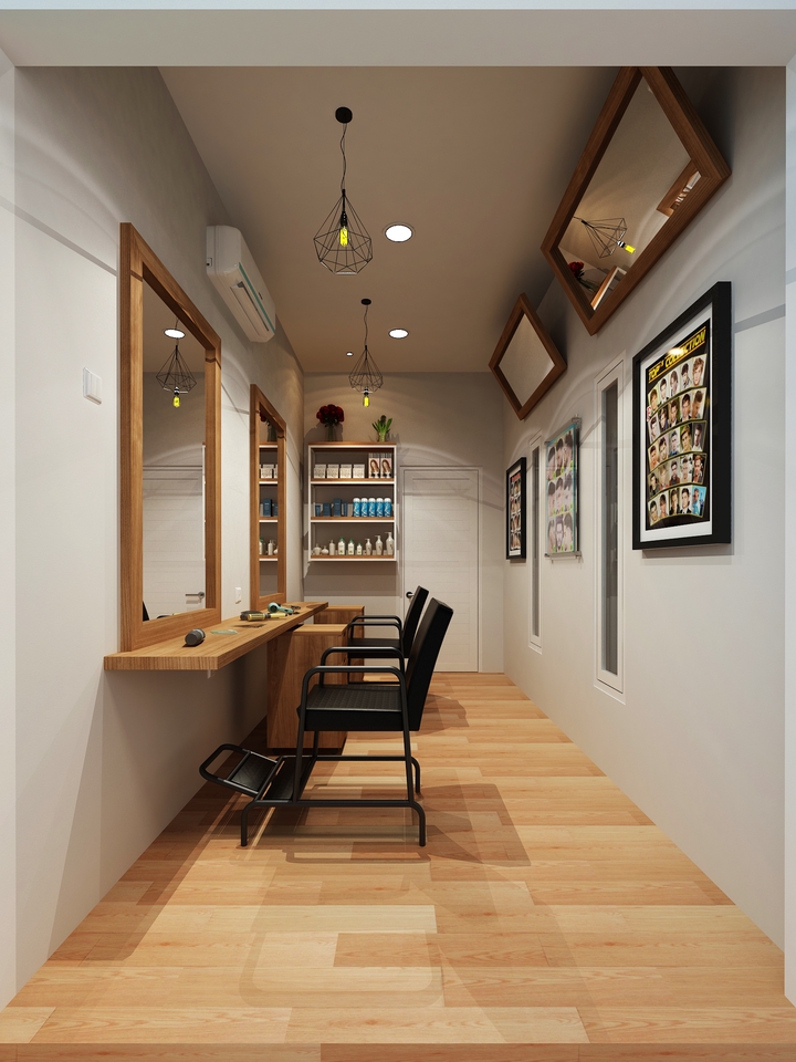 JASA DESAIN INTERIOR SALON SKINCARE, HAIRCUT, BARBER CUT, BEAUTY SHOP, SPA