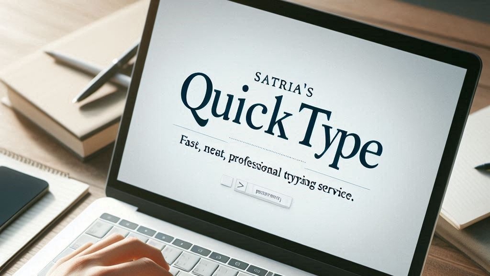 Satria's QuickType – Pengetikan Dokumen Cepat, Rapi, dan Akurat!
