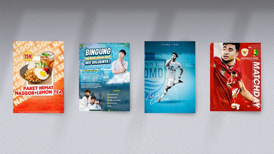Desain Social Media, Poster, dan Banner Untuk Kebutuhan Visual Design Kamu