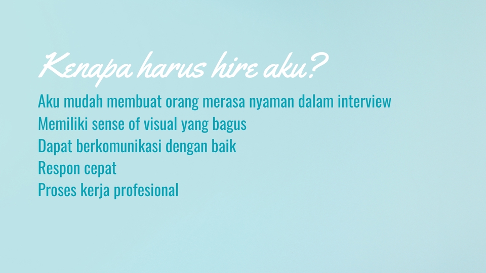 Bantu kamu bikin Reels/Short/Tiktok Interview