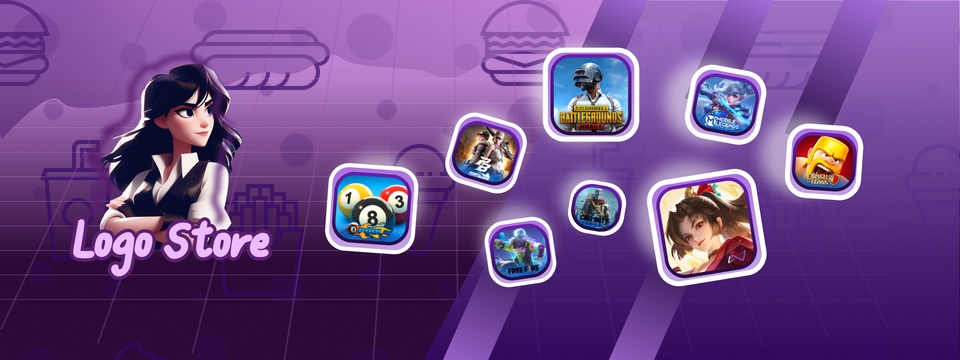 Design Banner Website TopUp Game