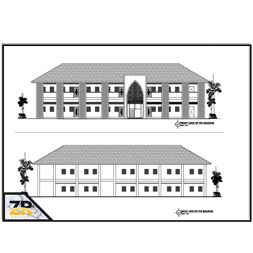Desain Bangunan Modern & Minimalis 2D/3D CAD/SKP