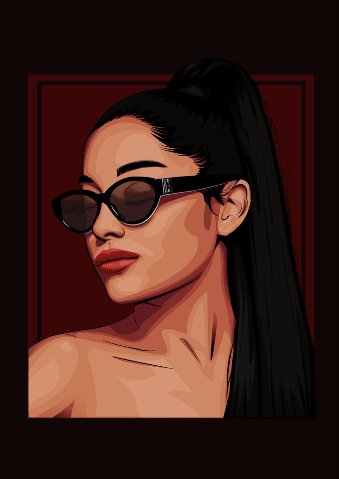Vector Art Digital Potrait