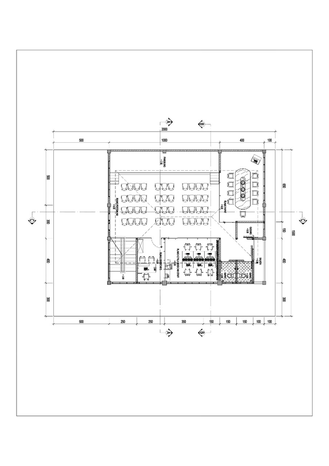 Desain DED, interior dan eksterior dan RAB