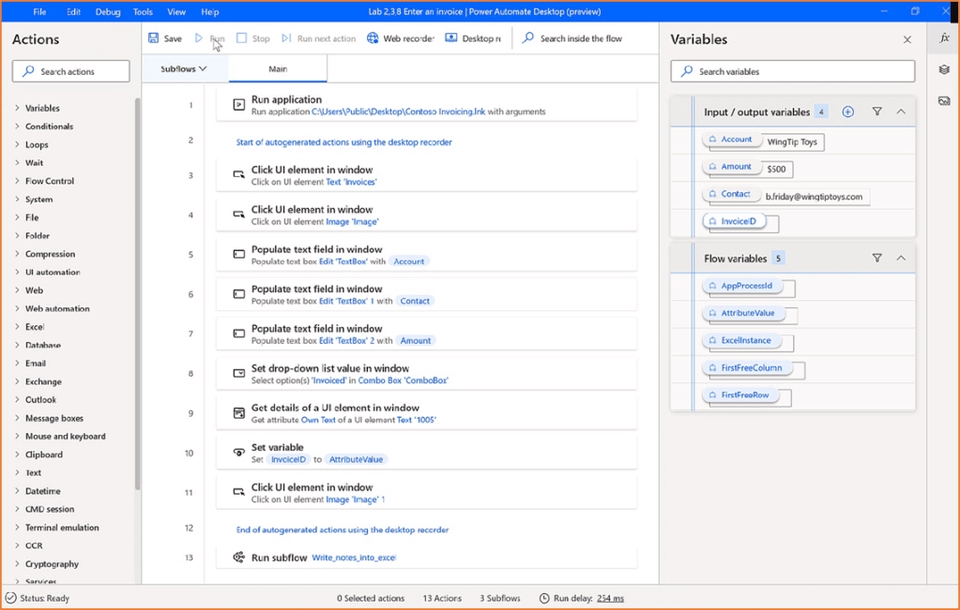 ออกแบบระบบ RPA ด้วย Microsoft Power Automate (Cloud, Desktop)