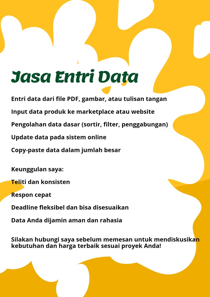 Jasa Entri Data Cepat adan Akurat