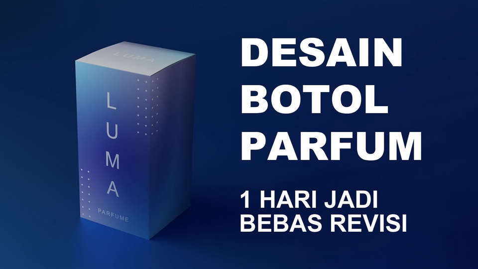 Desain lebel kemasan box parfum