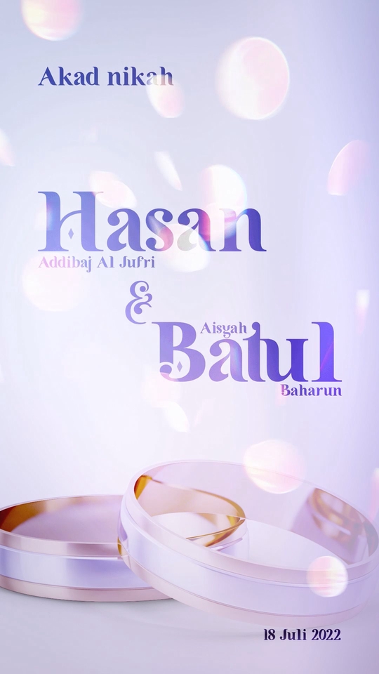 Animasi Visual Pernikahan/ Wedding Visual Animation