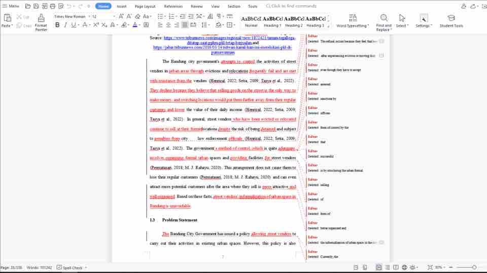 High quality proofreading & paraphrase ( INA - ENG )