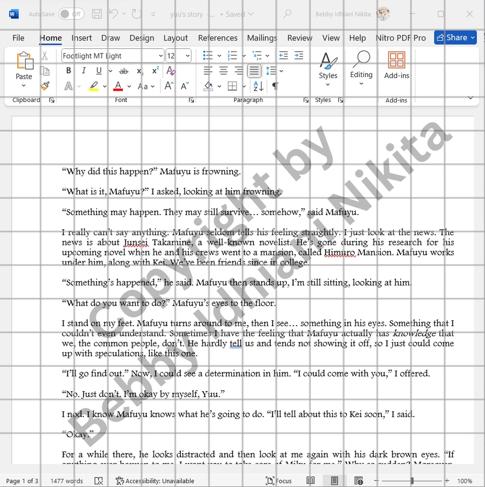 Translate atau fixing grammar bahasa inggris dengan bantuan kami