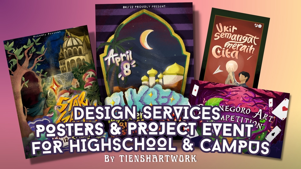 Posters Design for School Or Campus Event
