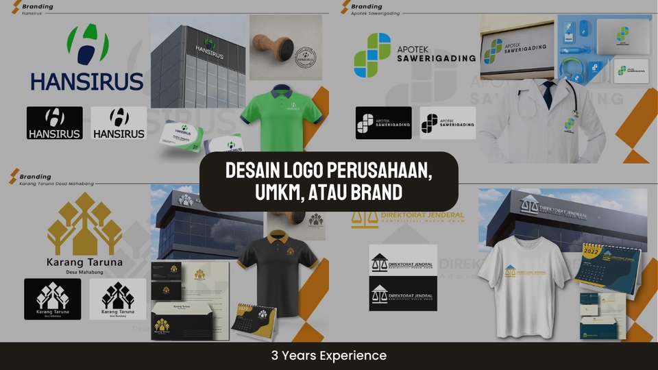 Desain Logo Perusahaan, UMKM, atau Brand (Style Modern dan Minimalist ...