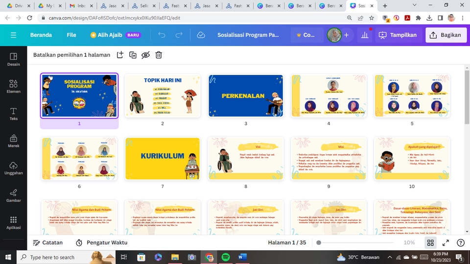 Presentasi Pembelajaran untuk Anak