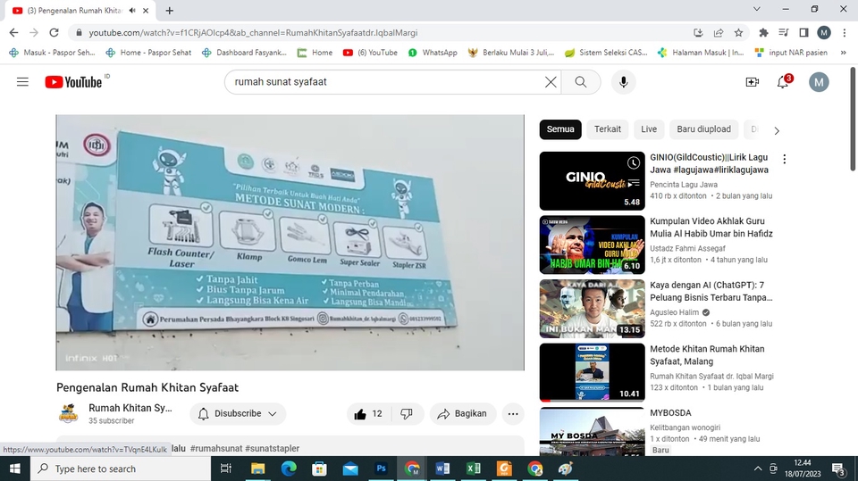 Jasa penulisan artikel, script youtube, script tiktok, dan prompt writer