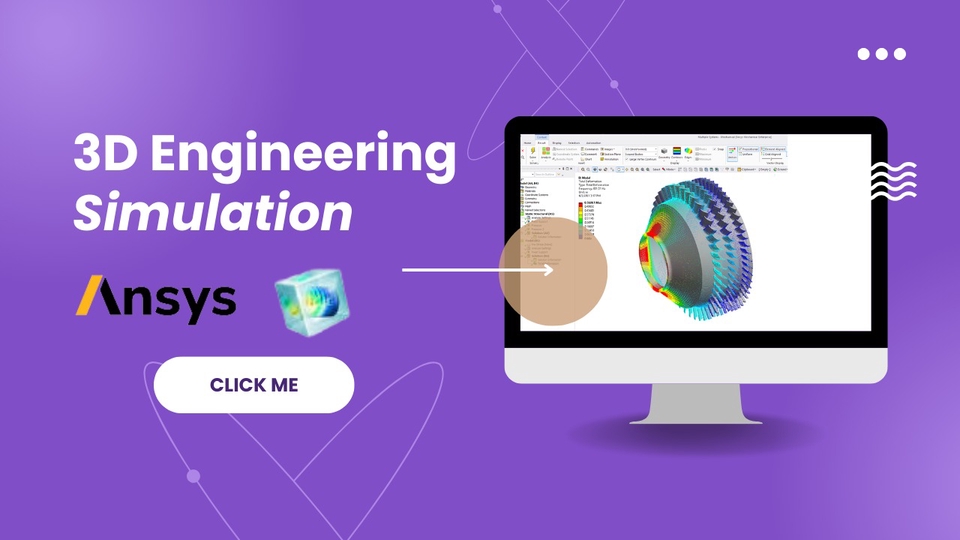รับงานสร้างแบบจำลองทางวิศวกรรม (Engineering Simulation) ด้วยโปรแกรม Ansys/ Comsol Multiphysics