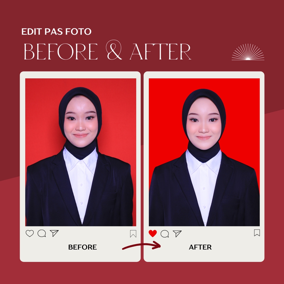 Edit Foto Profesional & Formal