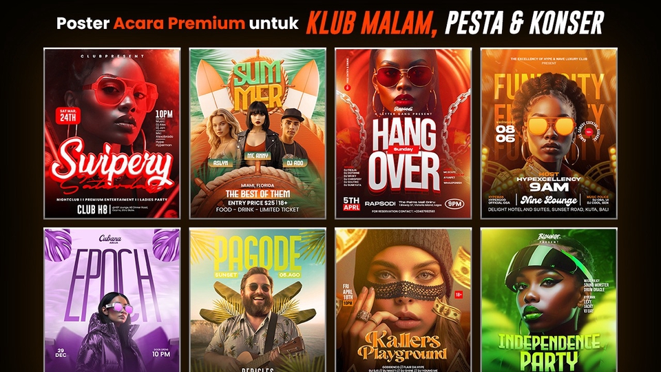 Desain Poster Event Profesional