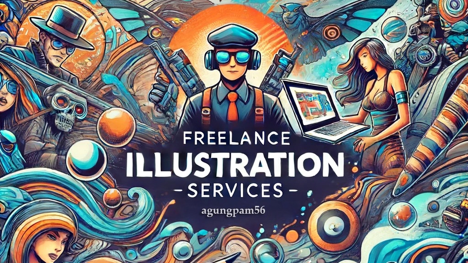 Jasa Ilustrator Gambar di Adobe Illustrator/Photoshop