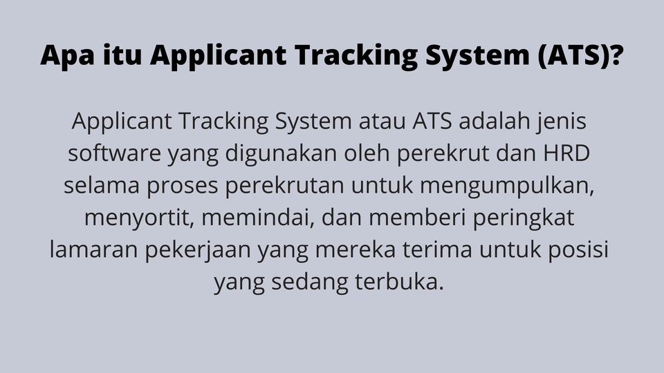 Jasa Review dan Pembuatan CV ATS & Non ATS (Indonesia & English)