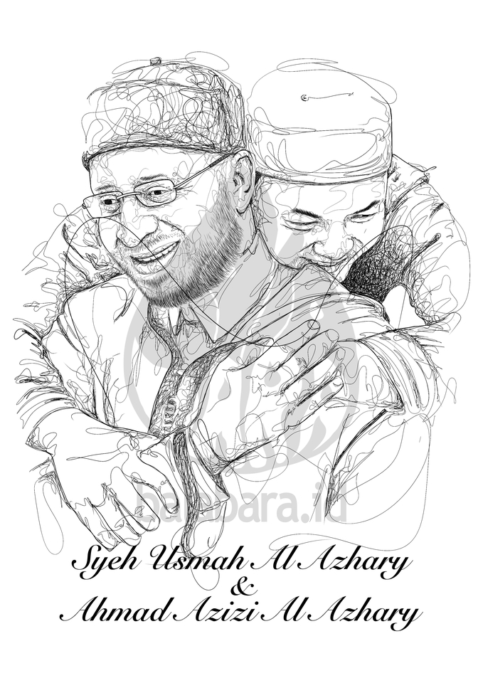 (SEHARI JADI) ILUSTRASI GAMBAR SCRIBBLE KEREN, UNIK.